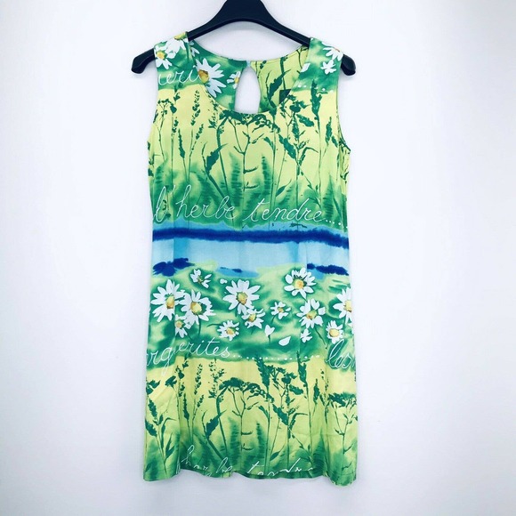 Jams World | Dresses | Jams World Small Shift Dress Green Marguerites ...